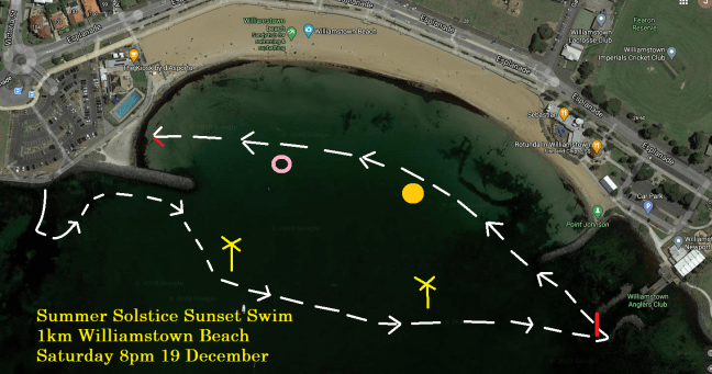 Summer Solstice Sunset Swim is Magic – Williamstown Open Water Swim ...